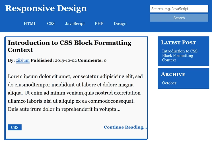 响应式网页设计简介 - 程序编程实战教程 -AI、Java、Spring Boot 实战
